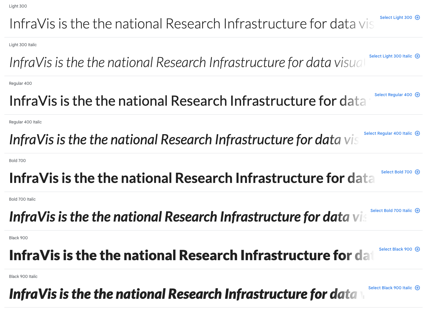 Branding – InfraVis